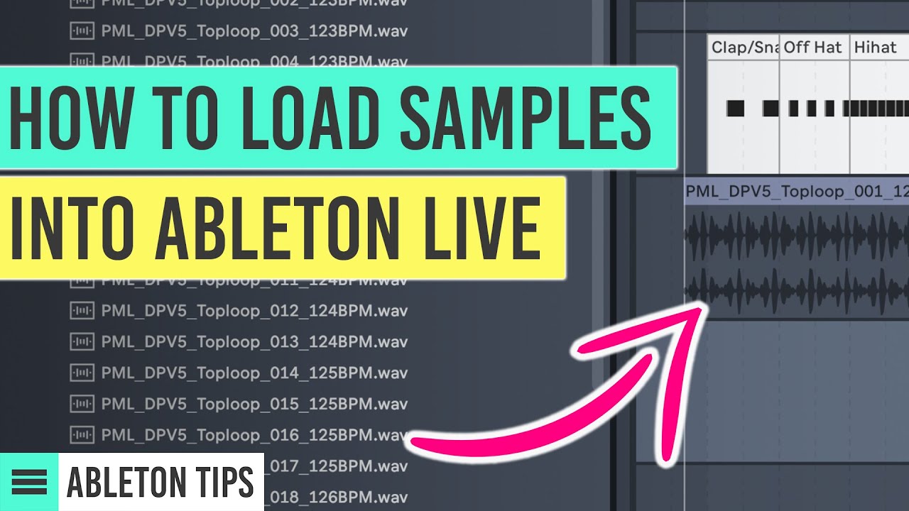 How To Load Samples Into Ableton Live Ableton Tutorial Virtual 